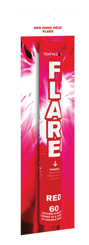 Red Handheld Flare – Firework Superstore